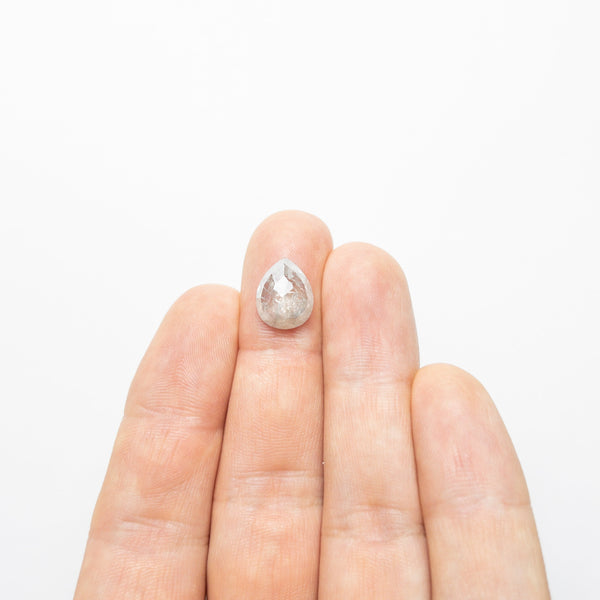 4.55ct 12.83x10.27x4.40mm Pear Rosecut 20001-07 - Gem Breakfast