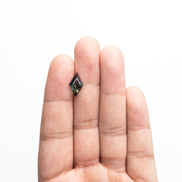 3.07ct 14.16x8.18x5.11mm Lozenge Step Cut Sapphire 25737-01 - Gem Breakfast